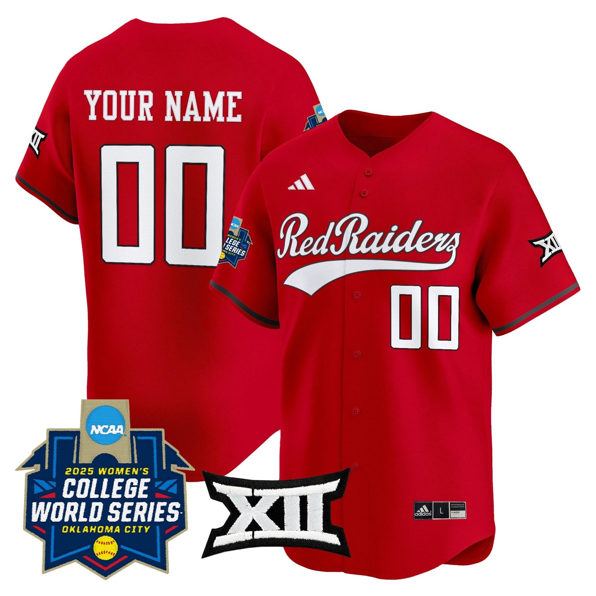 Texas Tech Red Raiders Softball 2025 World Series (WCWS) Vapor Premier ...