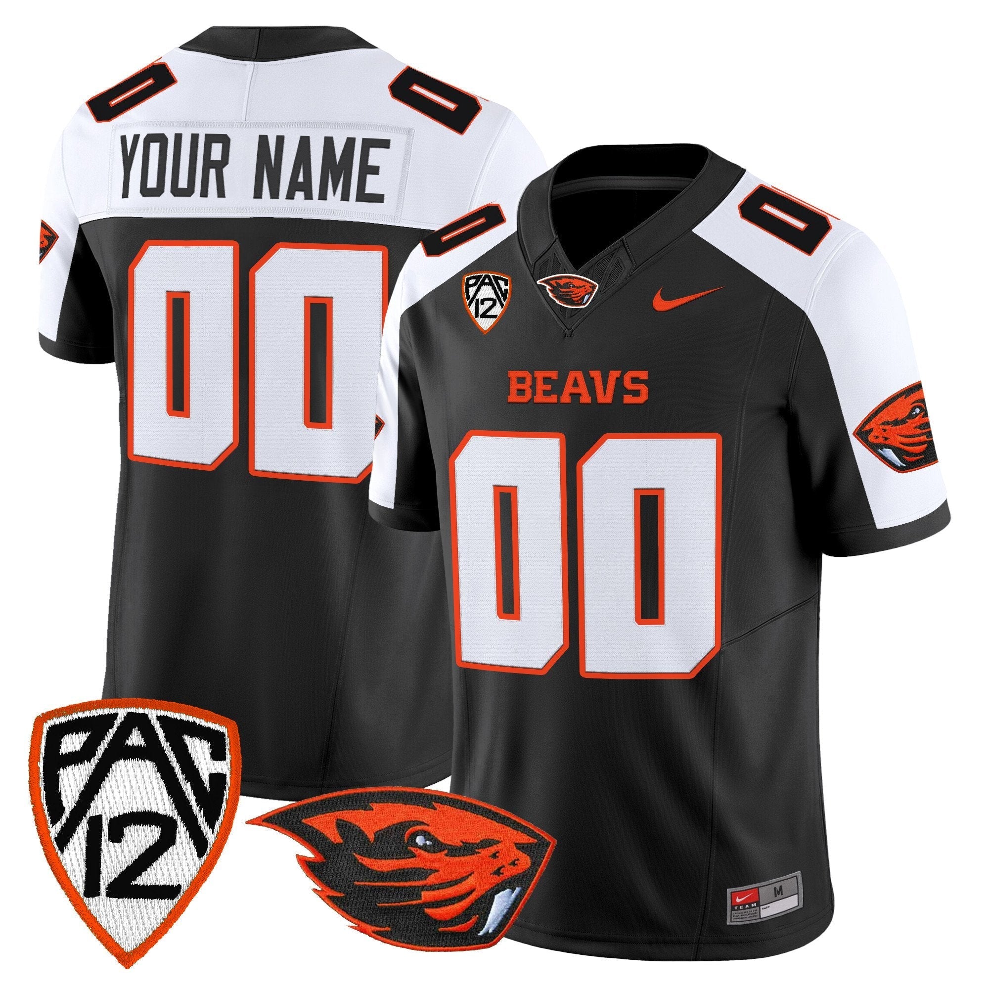 Oregon State Beavers 2025 Vapor Limited Custom Jersey - All Stitched ...
