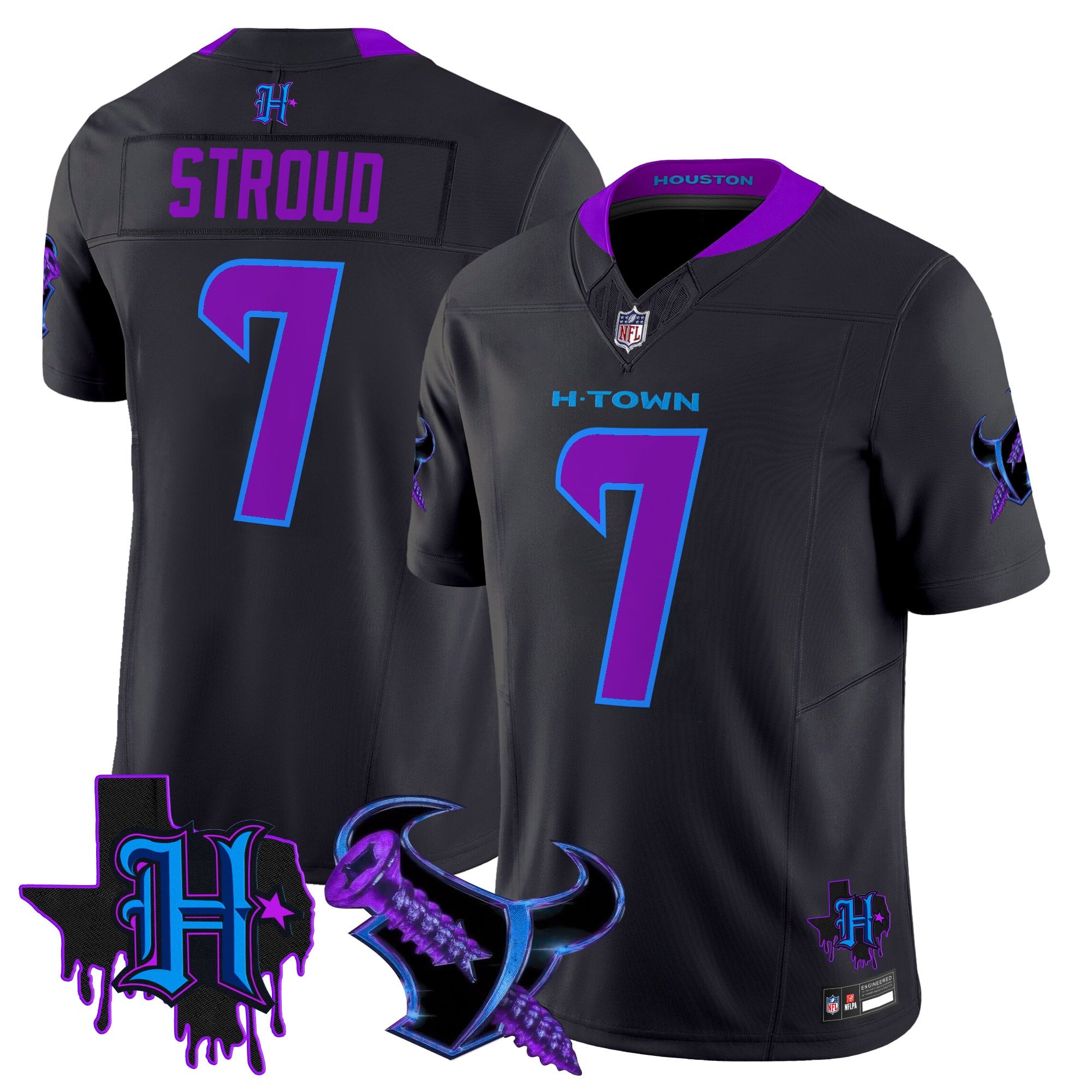 Men's Houston Texans DJ Screw Vapor Limited Jersey - All Stitched ...